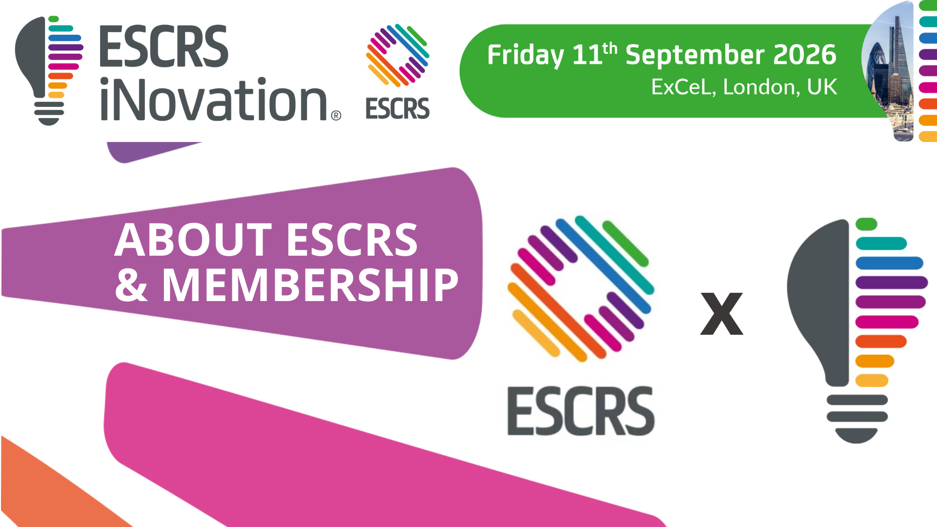 About ESCRS & Membership | ESCRS iNovation® Day 2026